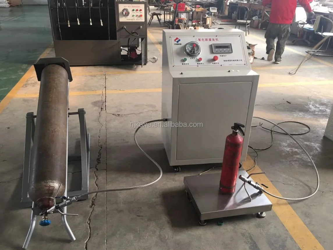 Mobile Fire Extinguisher Servicing Machine Fire Extinguisher CO2 ...