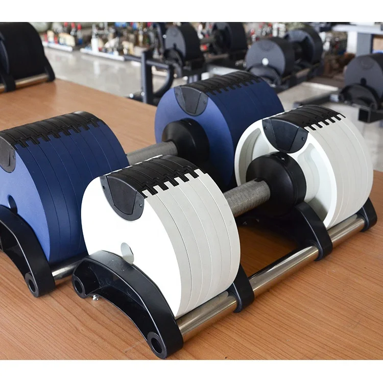 Cast Iron 20kg Dumbbell Nuobell 4kg Increments Adjustable