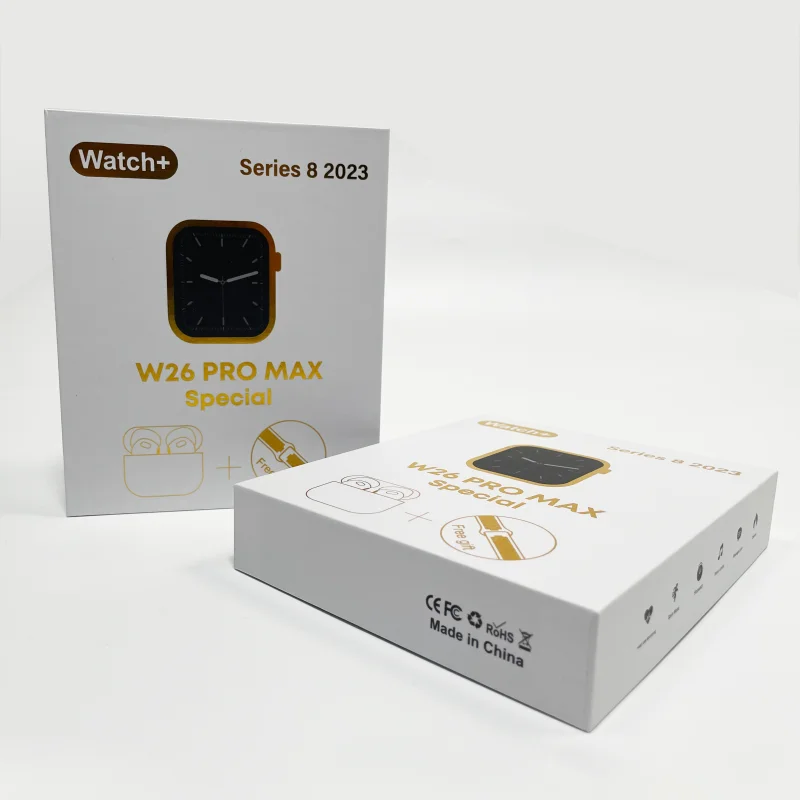 Smartwatch W26 Pro Max Earbuds Gaming Reloges Sport Watch Twx Earbuds 2 ...