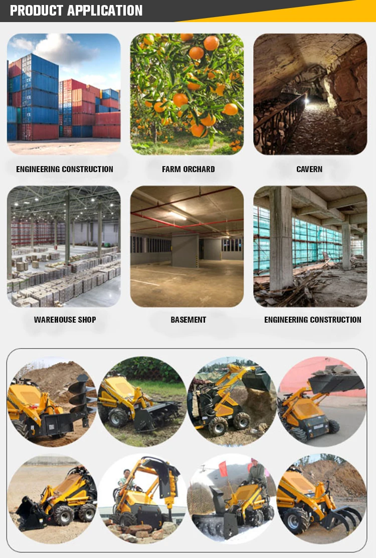 Front-end Loader - Compact Utility with Multiple Attachments