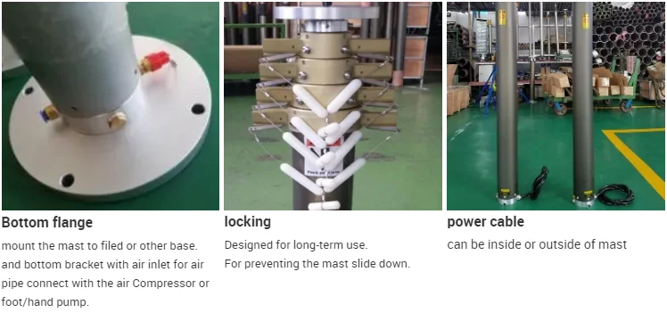 Vehicle-mounted Lightweight Portable Lifting Pole 4m Surveillance ...