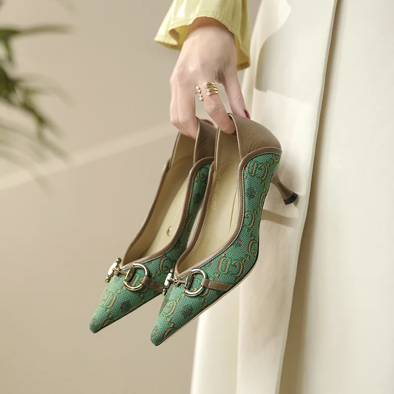 Customized Designer Women's Metal Buckle Women's Luxury Chinese High ...