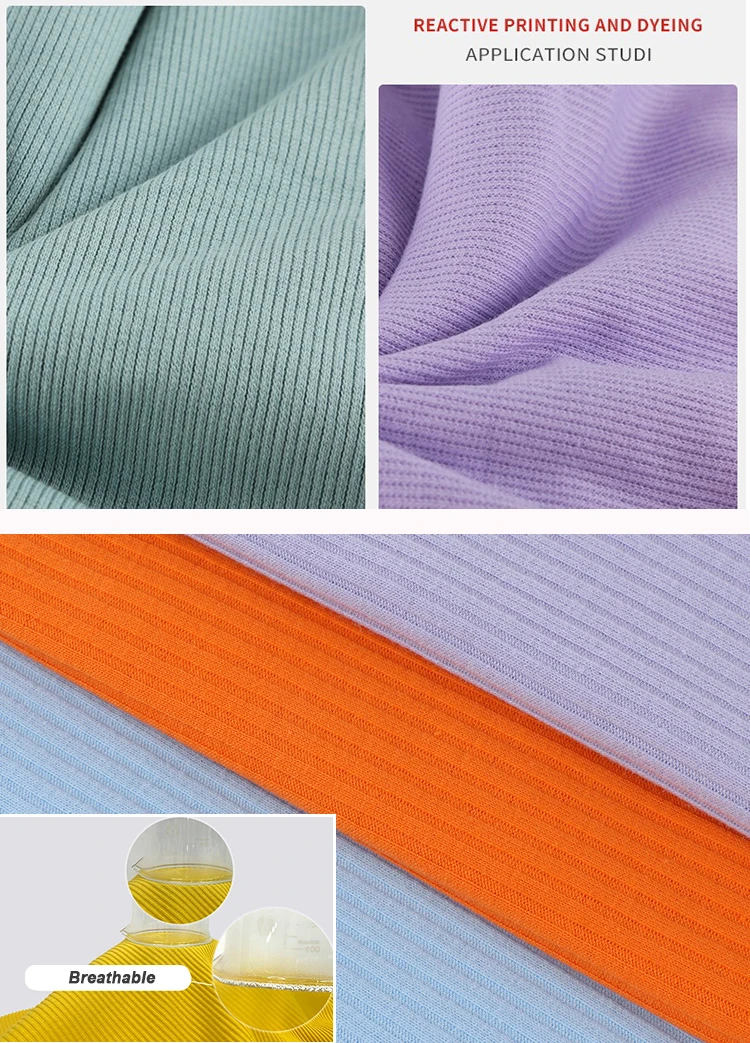 2x2 4X3 8X3 Ribs Polyester Spandex Brushed DTY Ribbed Fabric| Alibaba.com