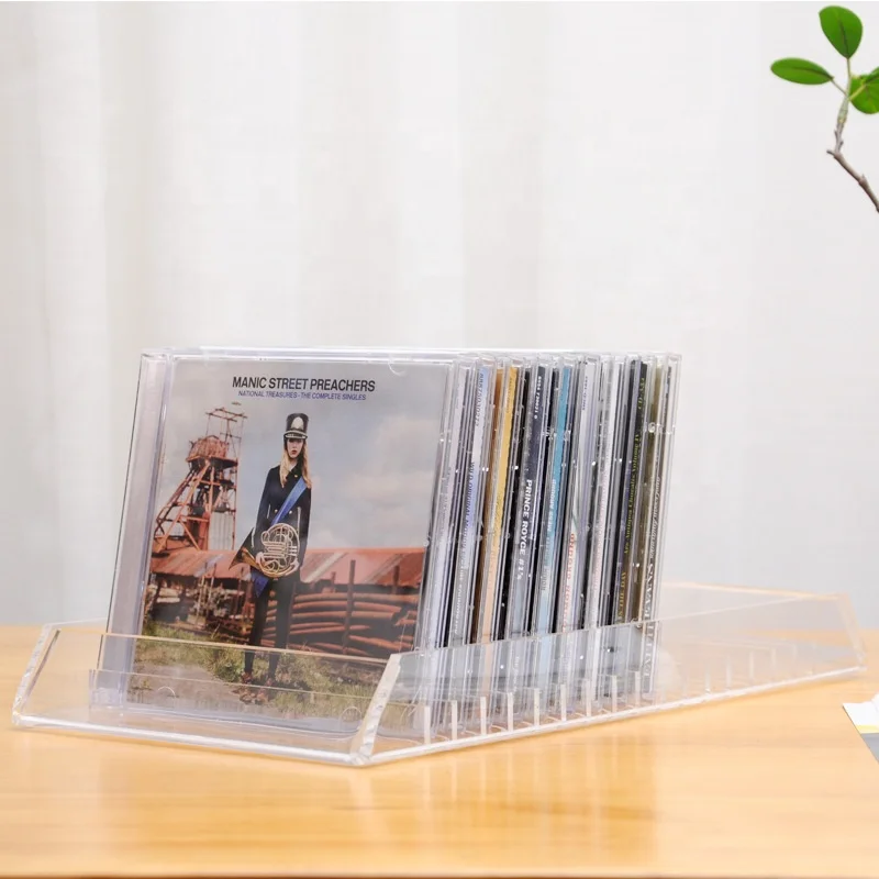 Record Rack Cd Storage Rack Display Rack Album Storage Box Acrylic ...