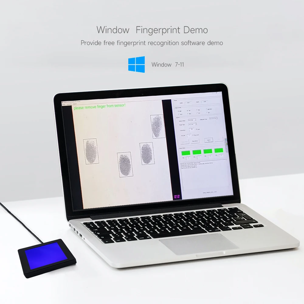 Hfsecurity Bioslim10 Portable Fingerprint Scanner - 10 FPS