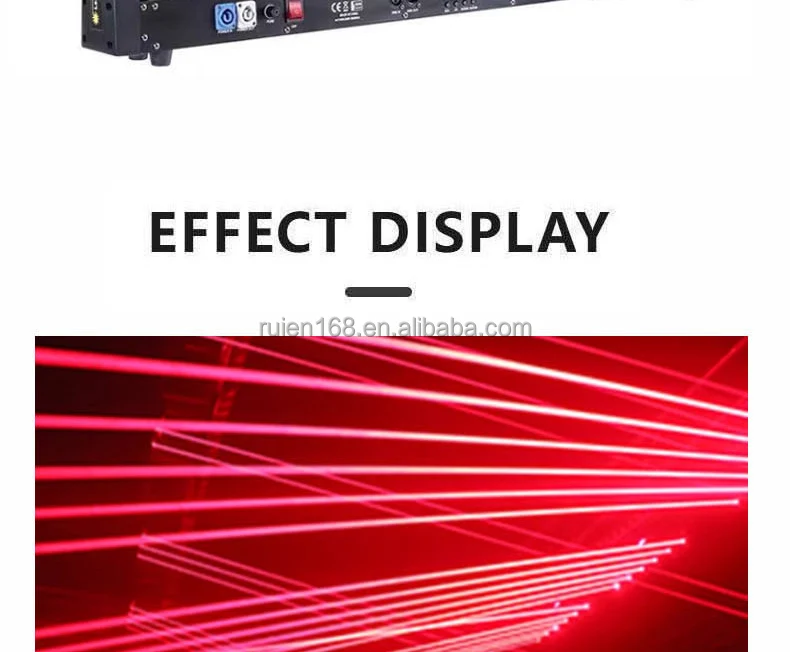 8 Scanner Laser Light With 8 Led Beam Stage Moving Light 2in 1 Control ...