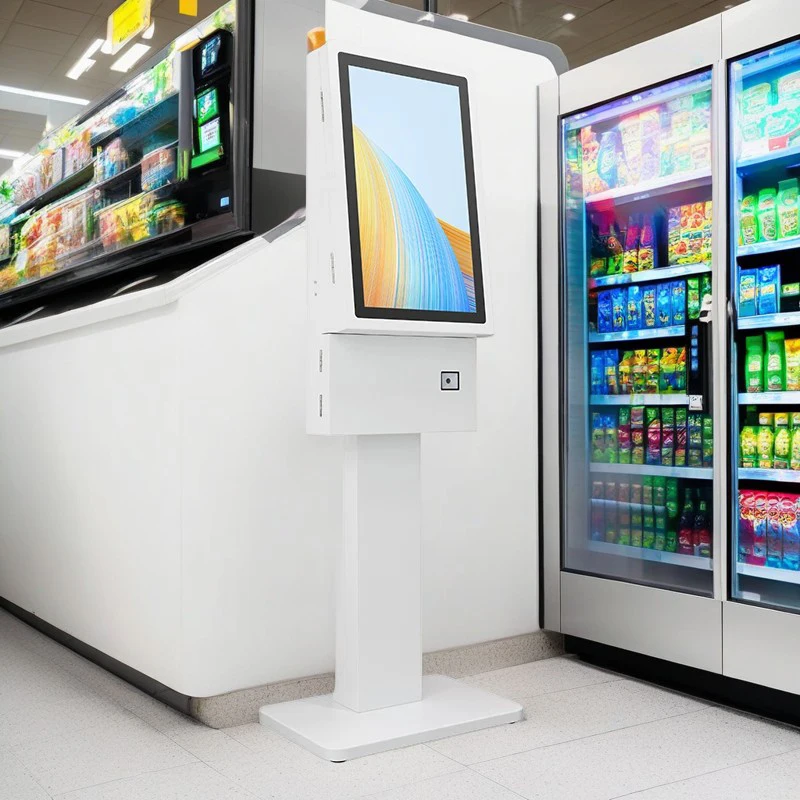 Supermarket Floor-Standing Type Kiosk Payment Terminal Self-Service ...
