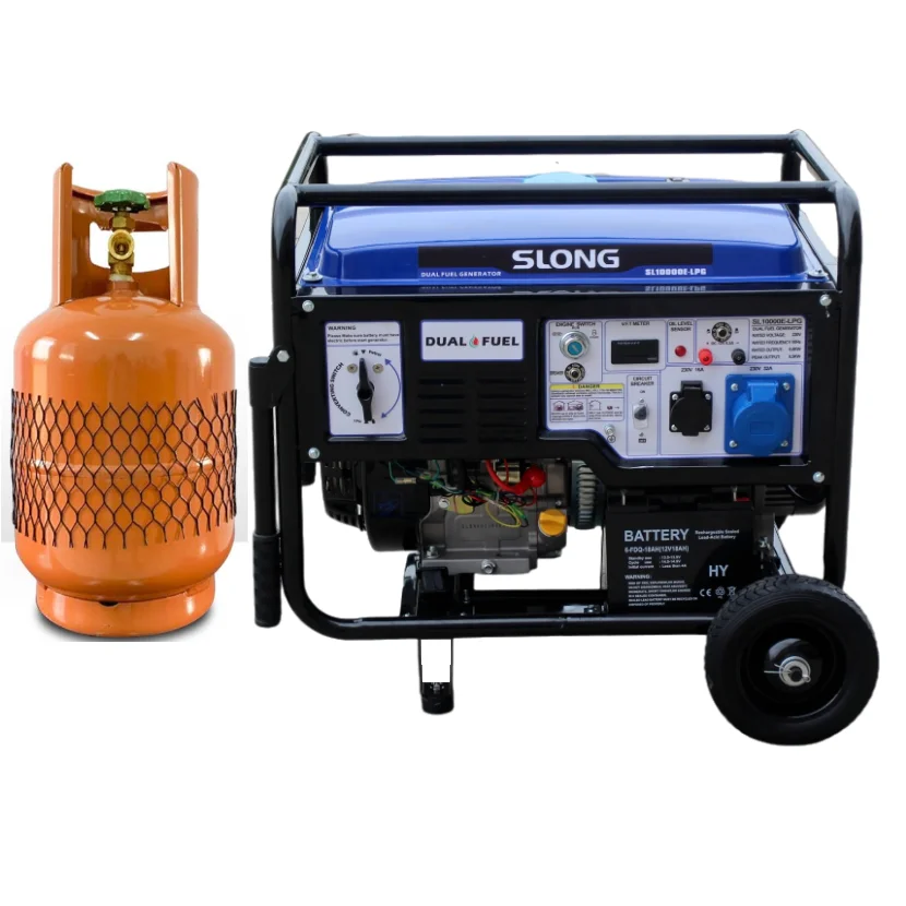 Slong Portable Standby Dual Fuel LPG Generators - Reliable Power