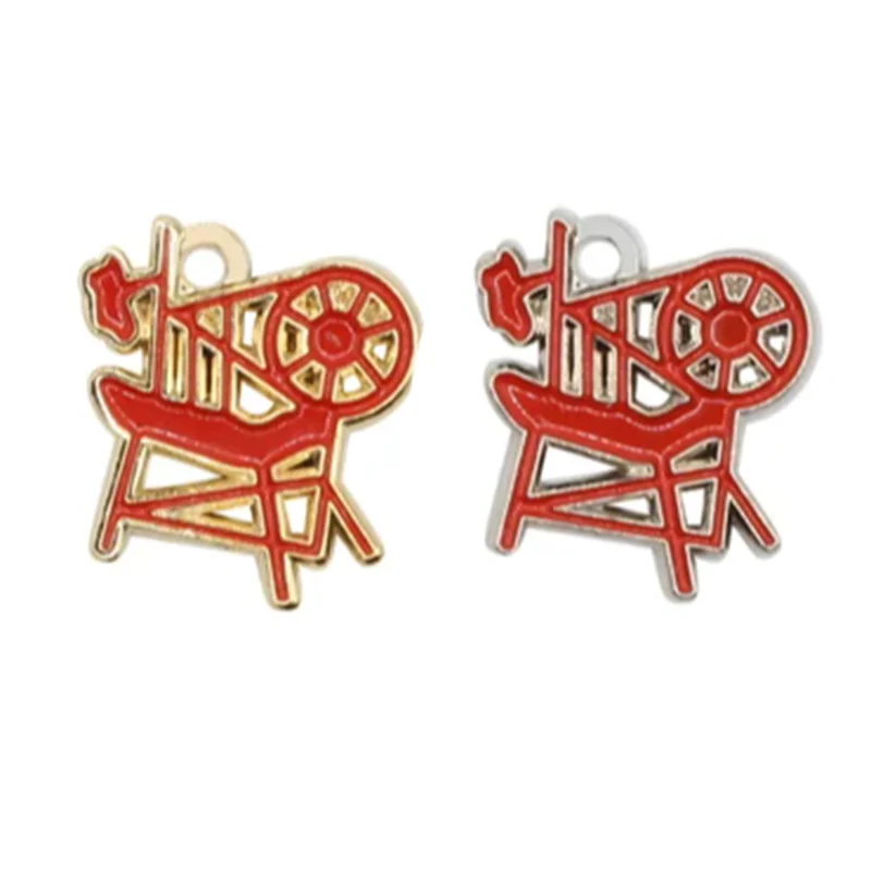 Red Spinning Wheel Masonic Royal Arch Masons Ladies Auxiliary Pendant ...