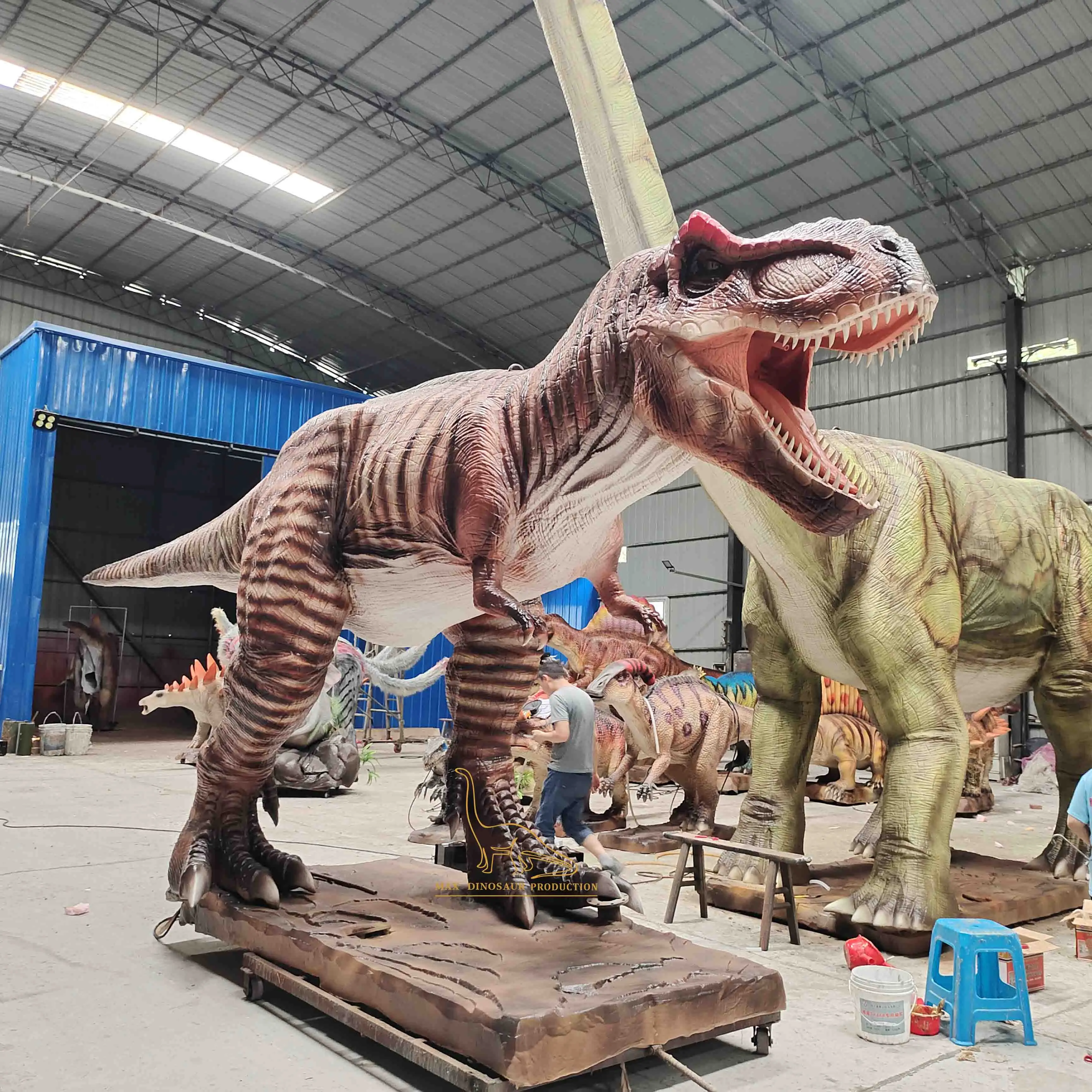 Dinosaur Theme Park Custom Dinosaurio Animatronic Model - Buy Theme Park Animatronics Model Life ...