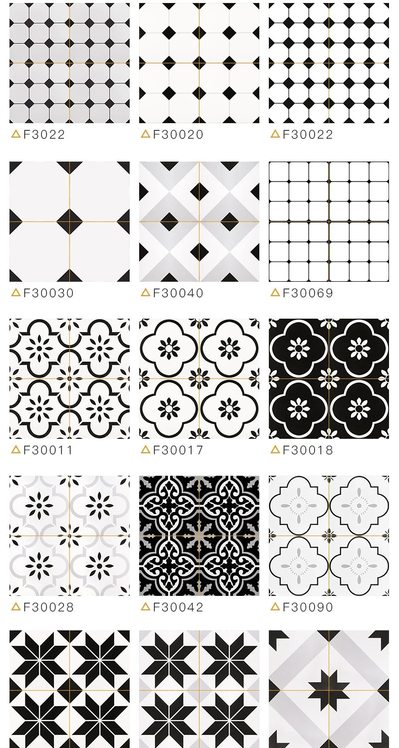 Foshan Factory Parquet Porcelain Tiles 30x30cm Flower Design Matte Finished Wall Floor Handmade ...