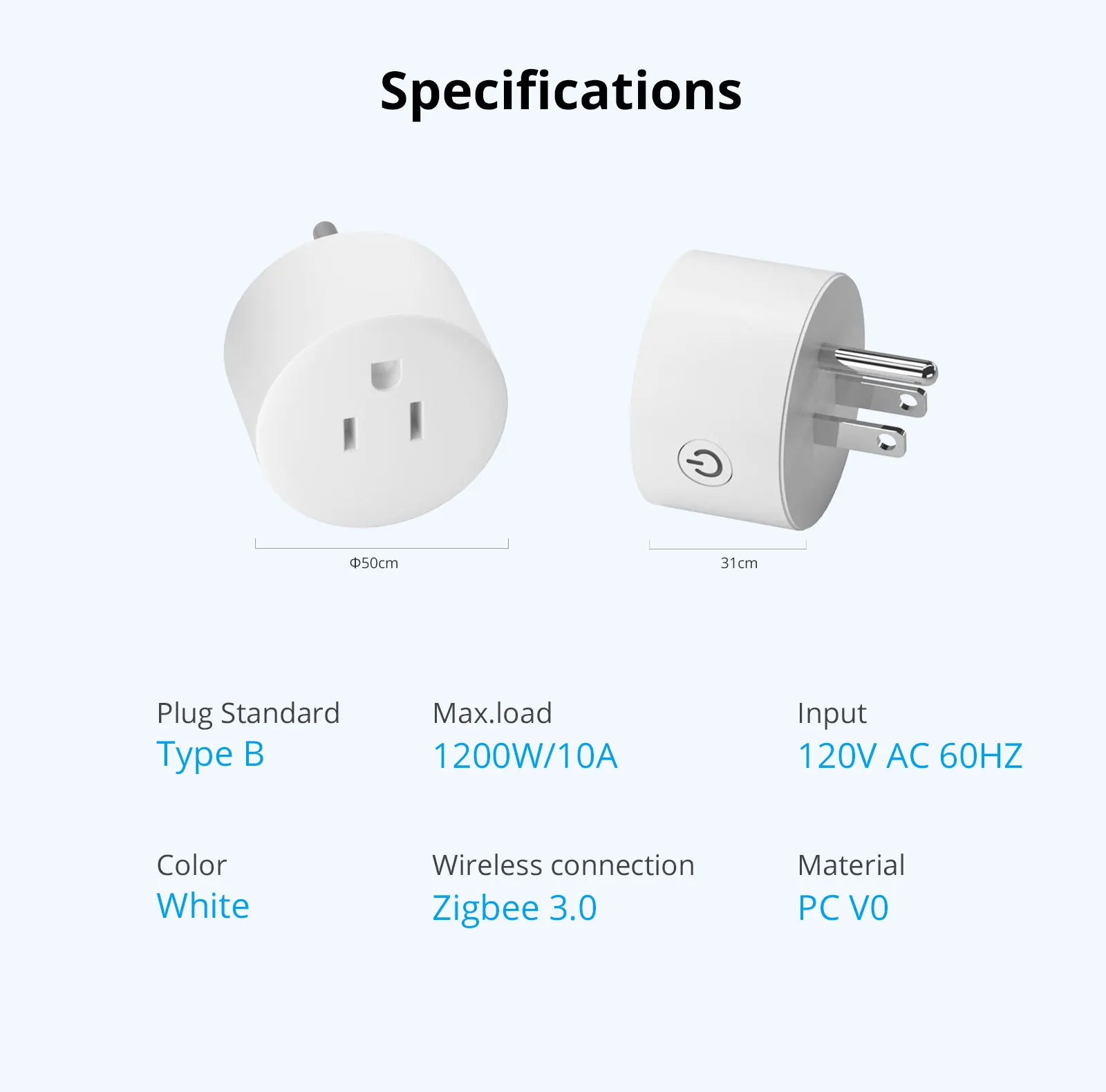 Glomarket Smart Ewelink Zigbee Smart Plug Support Alexa Google Home App Zigbee Plug - Buy Smart ...