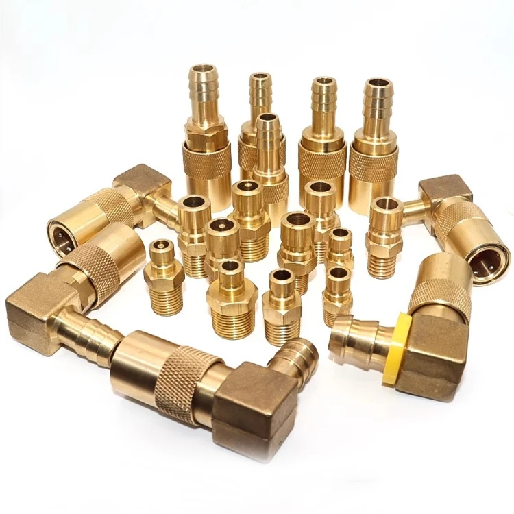 Injection Molding Cooling Pipe Push Lock Brass Pipe Fitting Hose ...