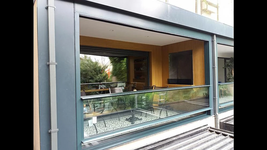 Aluminum Vertical Lift Upward Sliding Window - Guillotine Windows