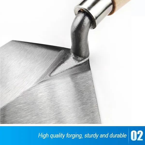 Bricklayer Trowel - Durable, One Piece Forged Handle