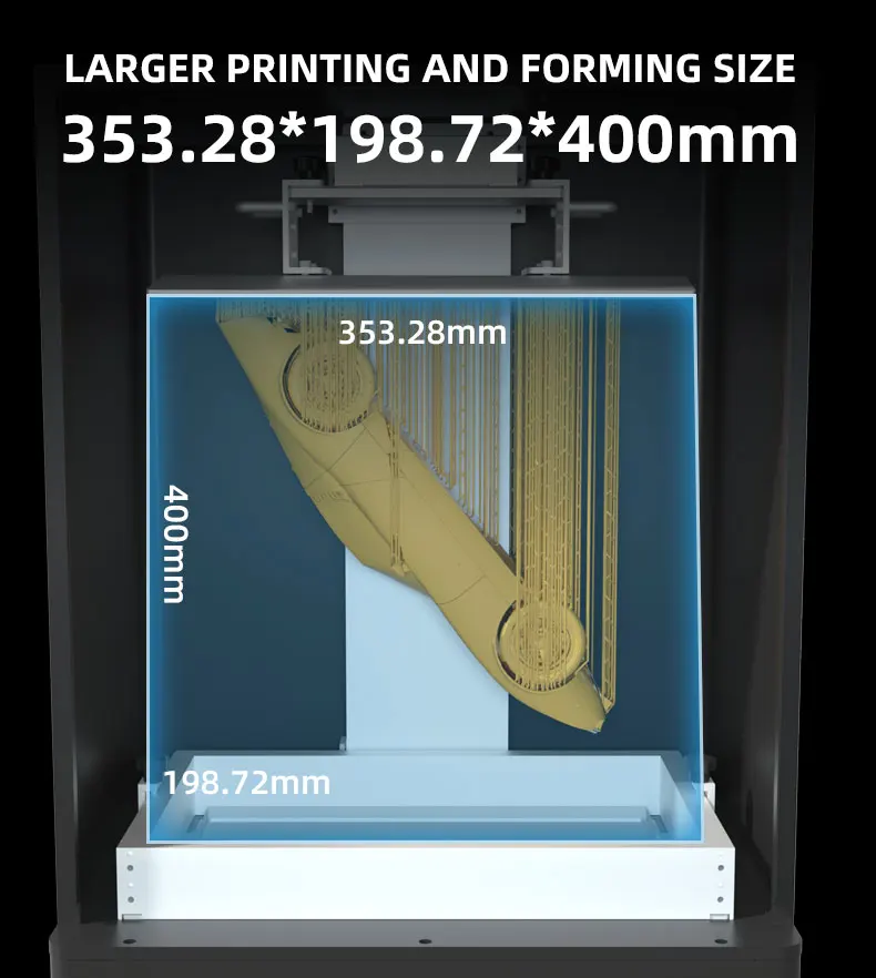 Emake 3D LCD Printer - High Precision & Large Printing Size