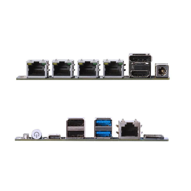 Nano Itx Pfsense Router Motherboard 4lan I225v Network Poe With Cpu ...