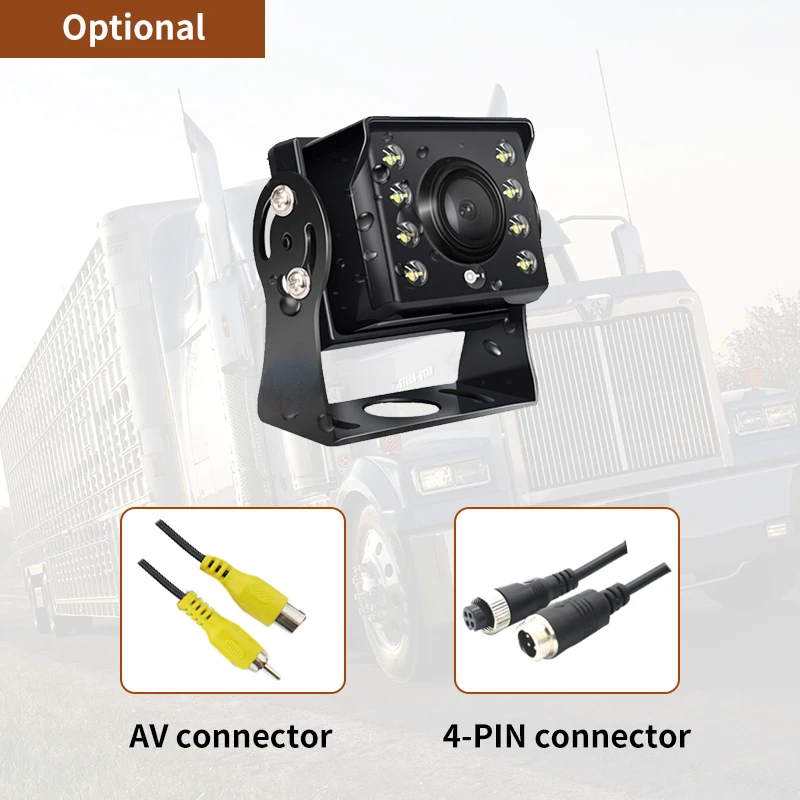 Front and Rear HD 720P Truck Bus Reversing Camera With Night Vision ...