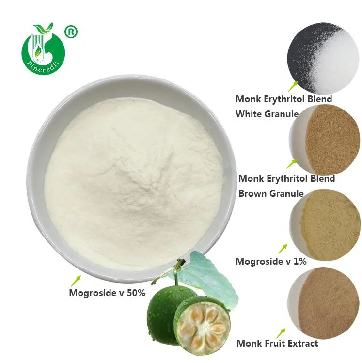 Natural Monkfruit Sweetener Sugar Substitute Mogroside V 50% Powder ...