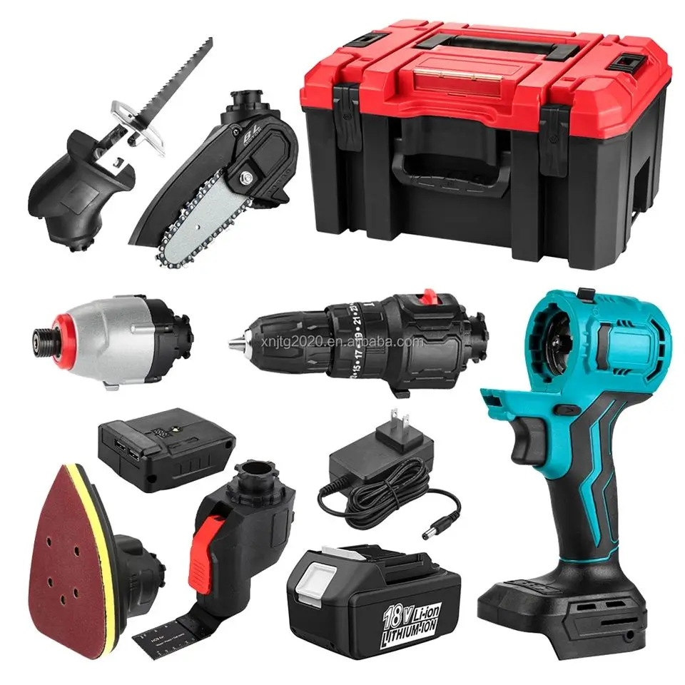 Mini Portable Cordless Wireless Multifunctional Power Tool Set
