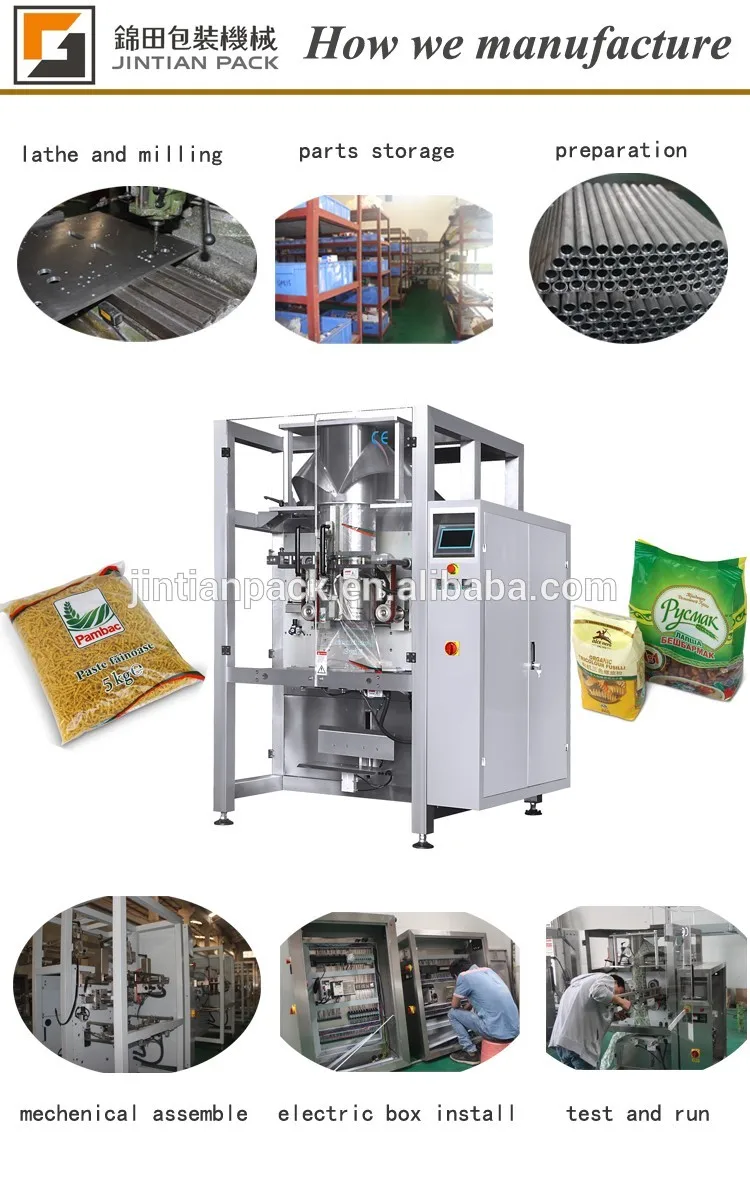Ce Jintian Pack 10kg 20kg Pasta Rice Salt Automatic Packing Machine ...