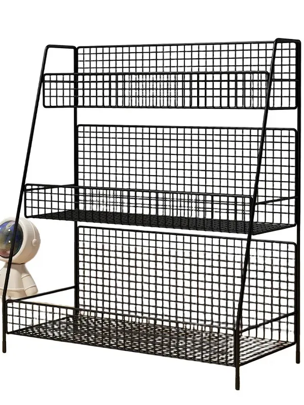 Metal Wire Desktop Organizer,Table Shelf For Counter Make Up And ...