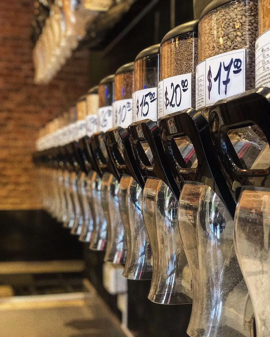 ECOBOX Bulk Food Dispenser - Efficient Nuts & Grains Display