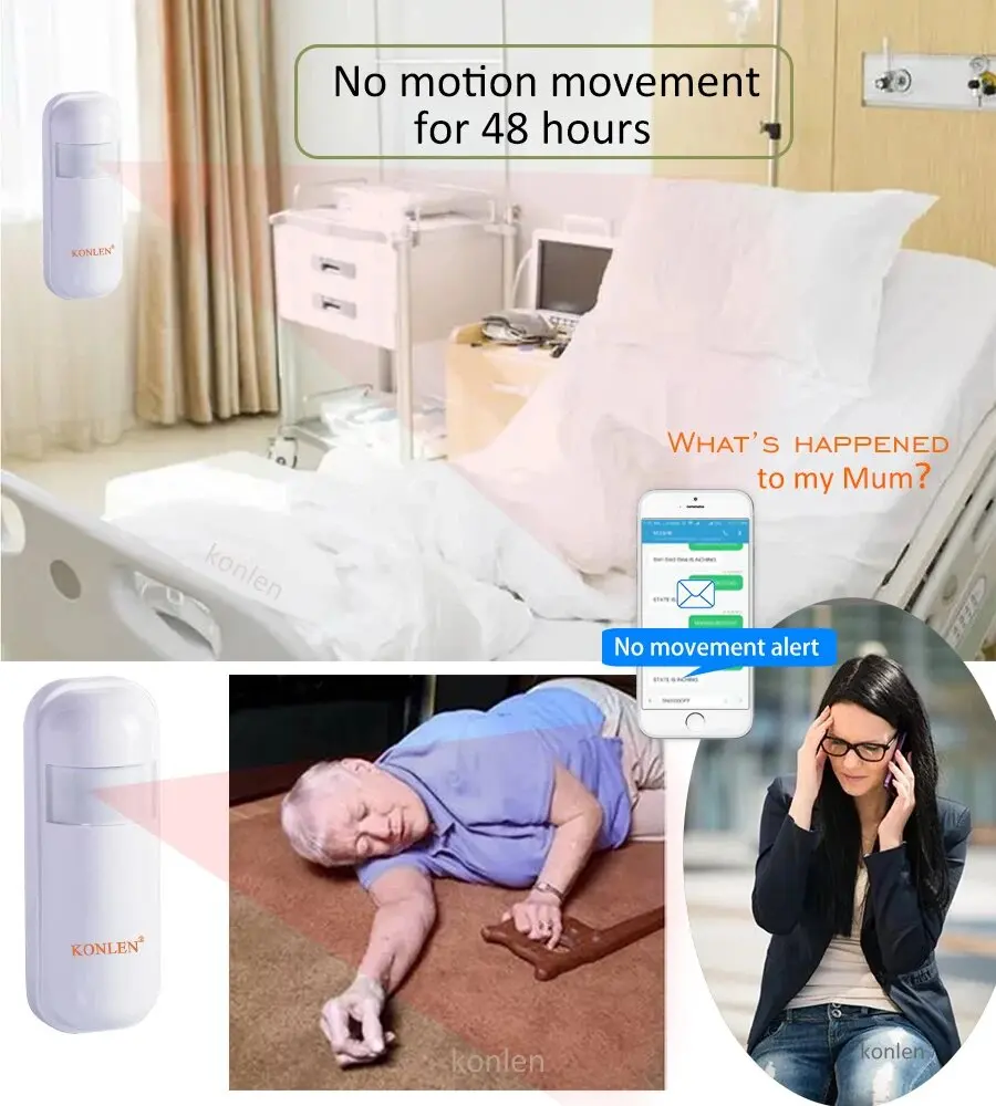 KONLEN 4G Call Button System - Emergency SOS for Elderly