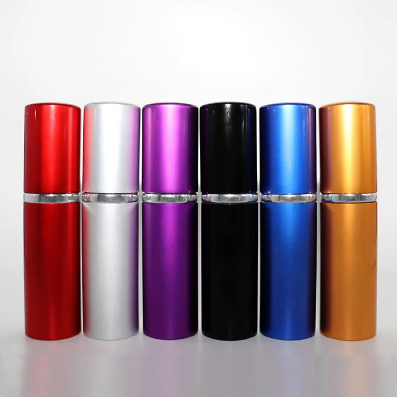Wholesale Custom Colored Aluminum Cosmetic Packaging 10ml Perfume ...