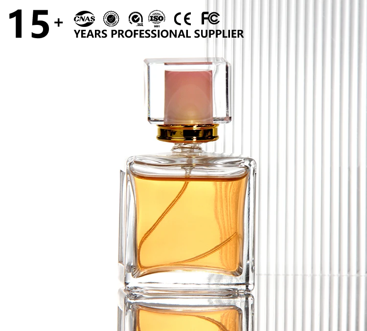 Luxury Unique Square Bottle 50ml 100ml Glass Perfume Bottles - Buy 50ml ...