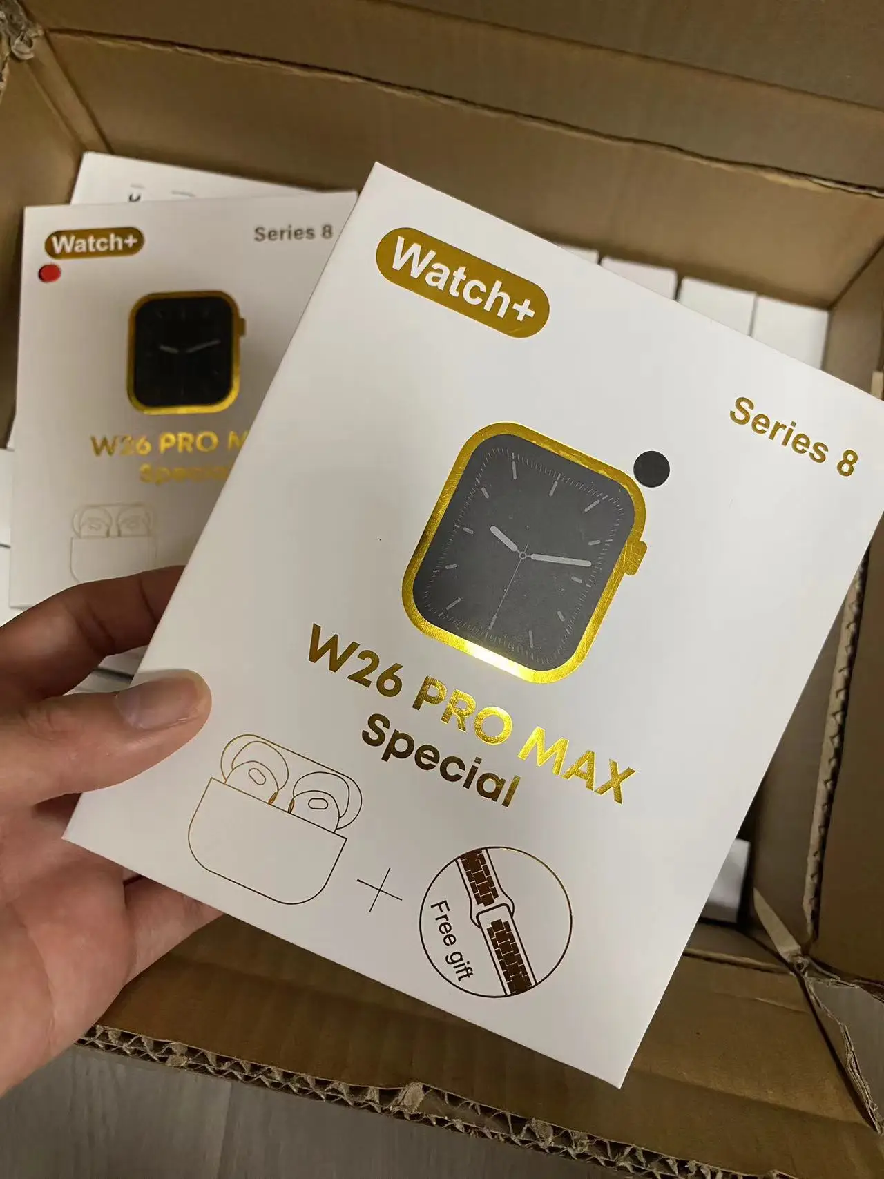 W26 Pro Max Special Smart Watch 2 In 1 Earbuds Series 8 Watch Reloj ...