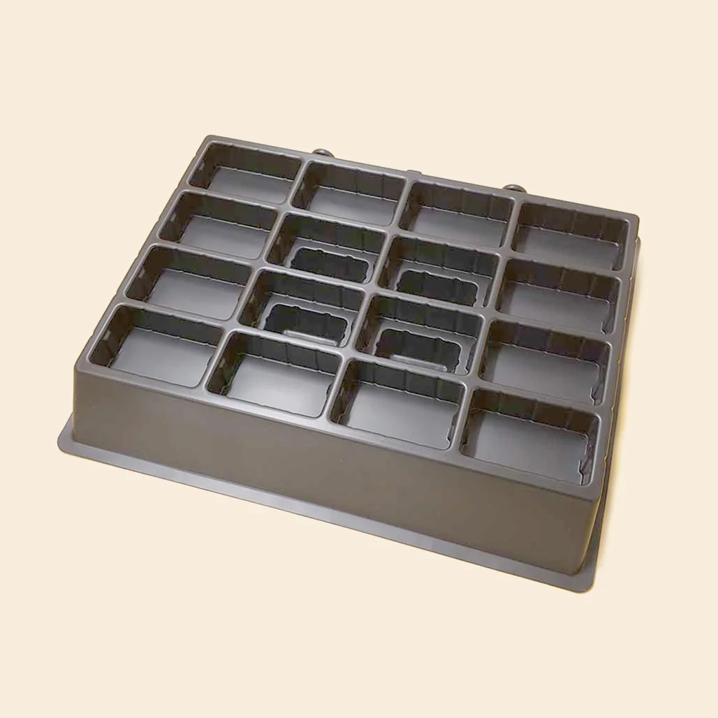 KEYMY TP-13 Hardware Blister Pack Trapped Blister Black Turnover Tray ...