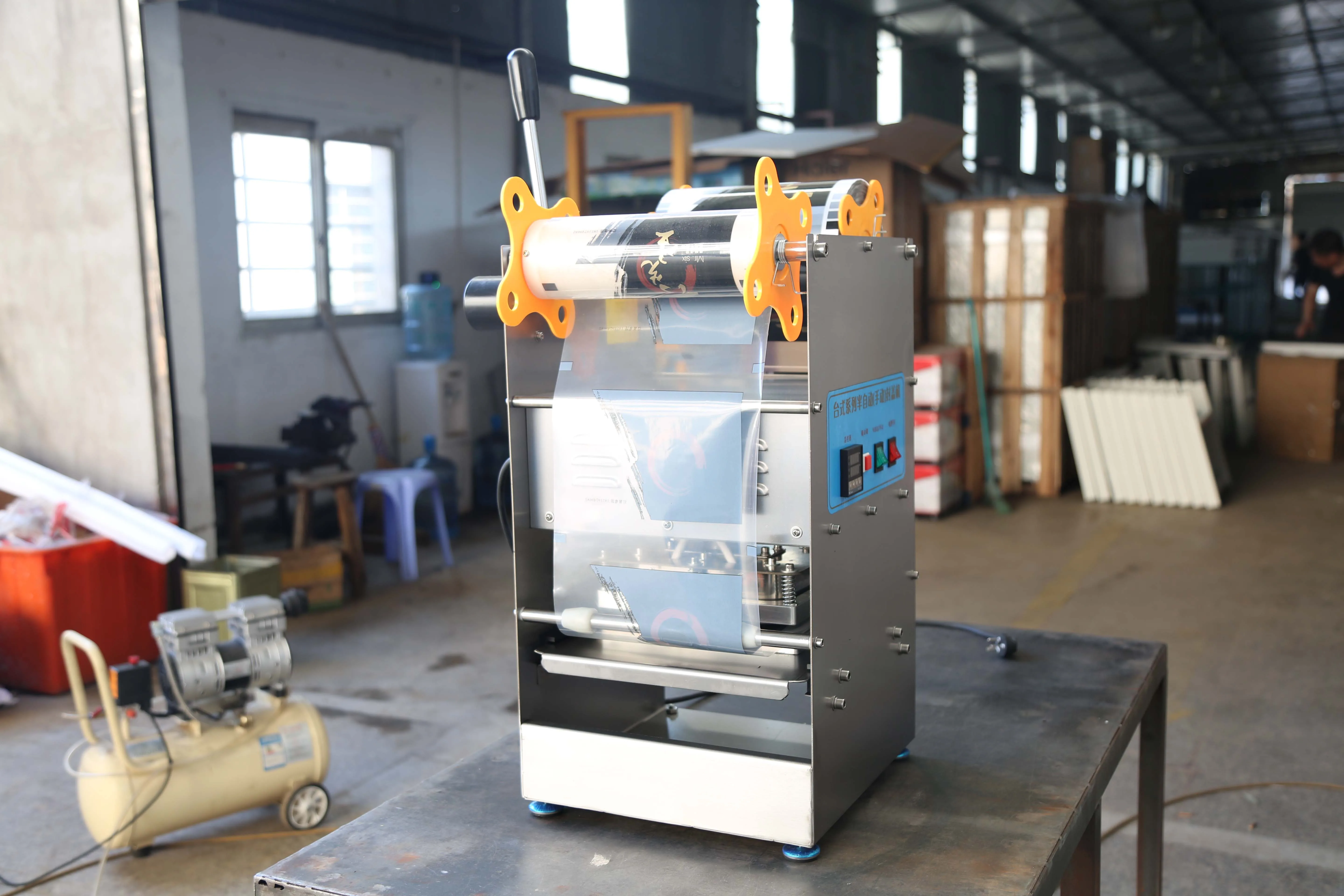 Mini Portable Lunch Box Food Sealing Machine - Manual Tray Sealer