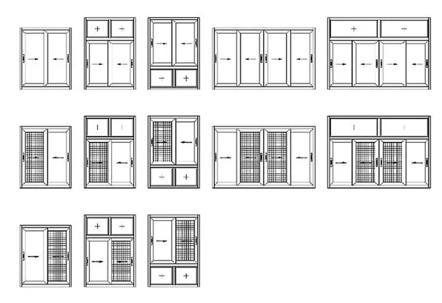 Custom Push-pull/casement Windows Double Glass Tilt And Swivel Windows ...