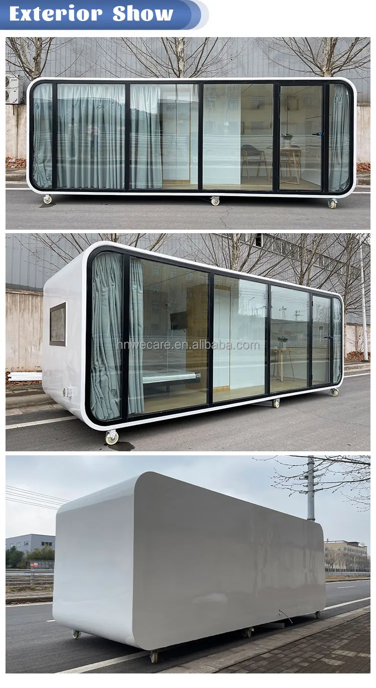 Wecare Container Homes 40ft Luxury House Prefabricated Tiny Homes ...