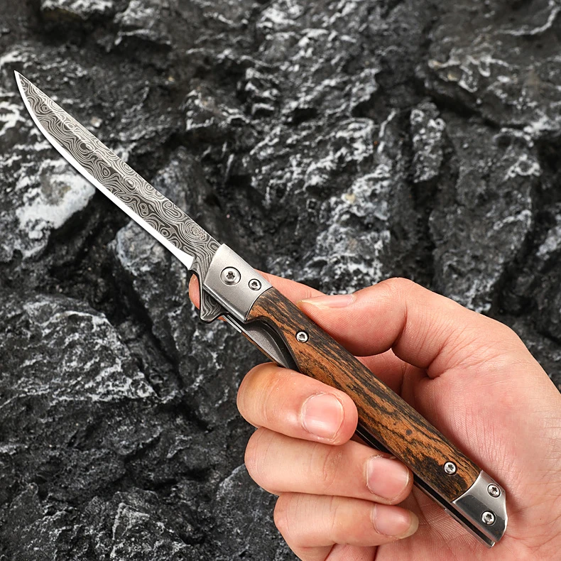 Folding Pocket Knife Outdoor Tactical Flipping Gentleman Edc Knife ...