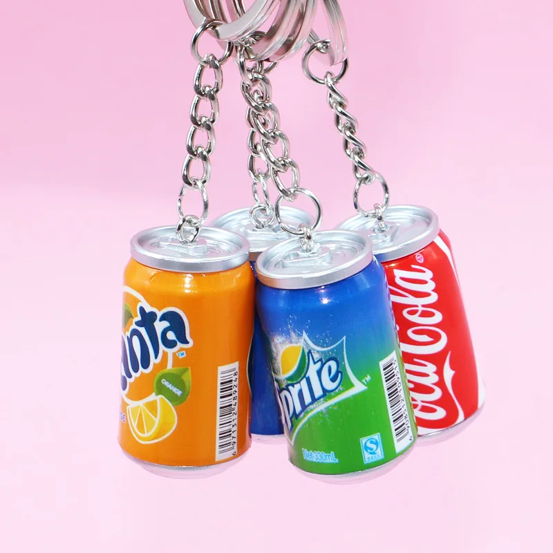 Novelty Miniature Cola Pepsi Keychain Beverage Bottle Can-shaped ...
