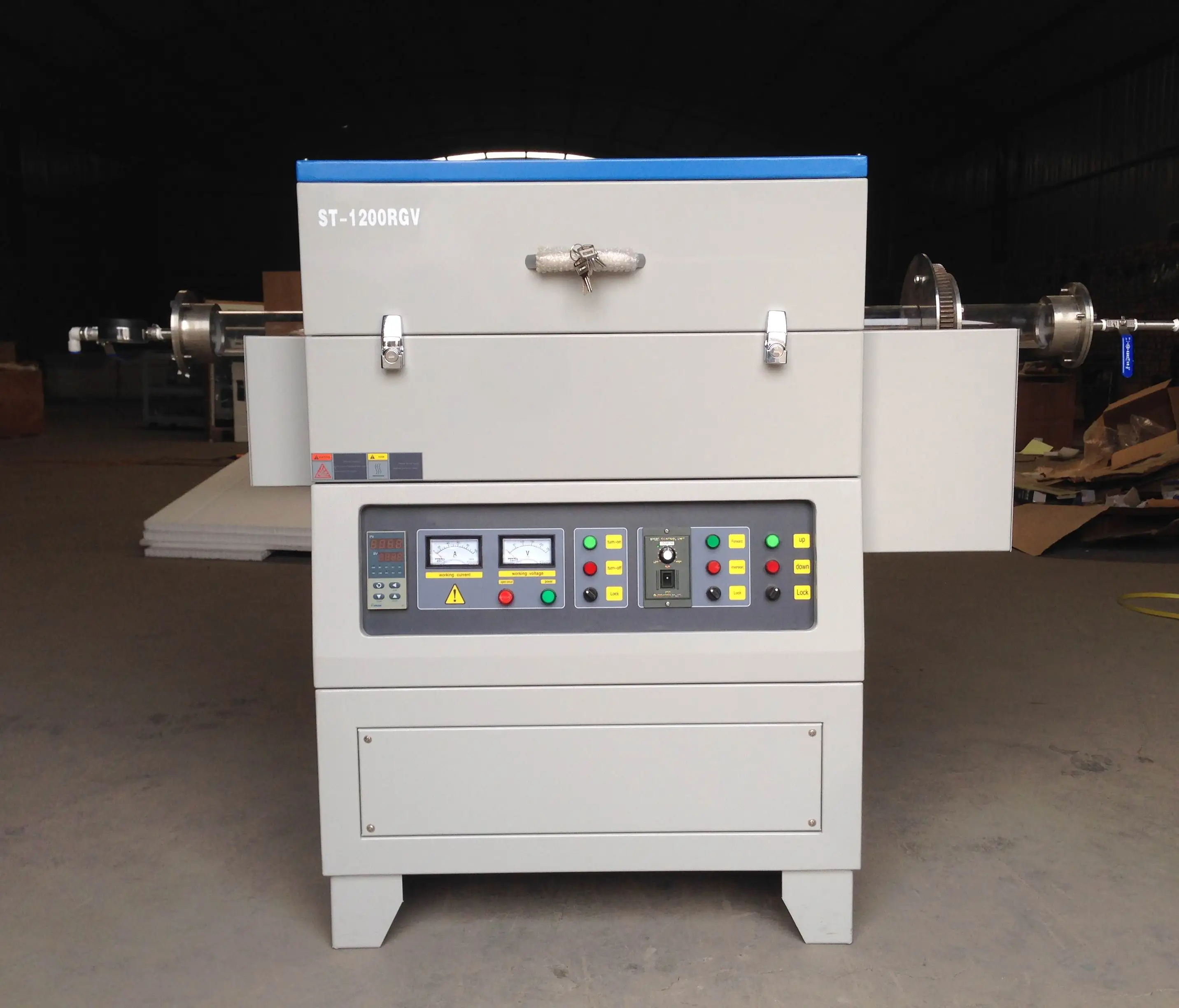 Lab Portable Tube Heating Furnace 1200rg Rotary Sample Testing Furnace ...