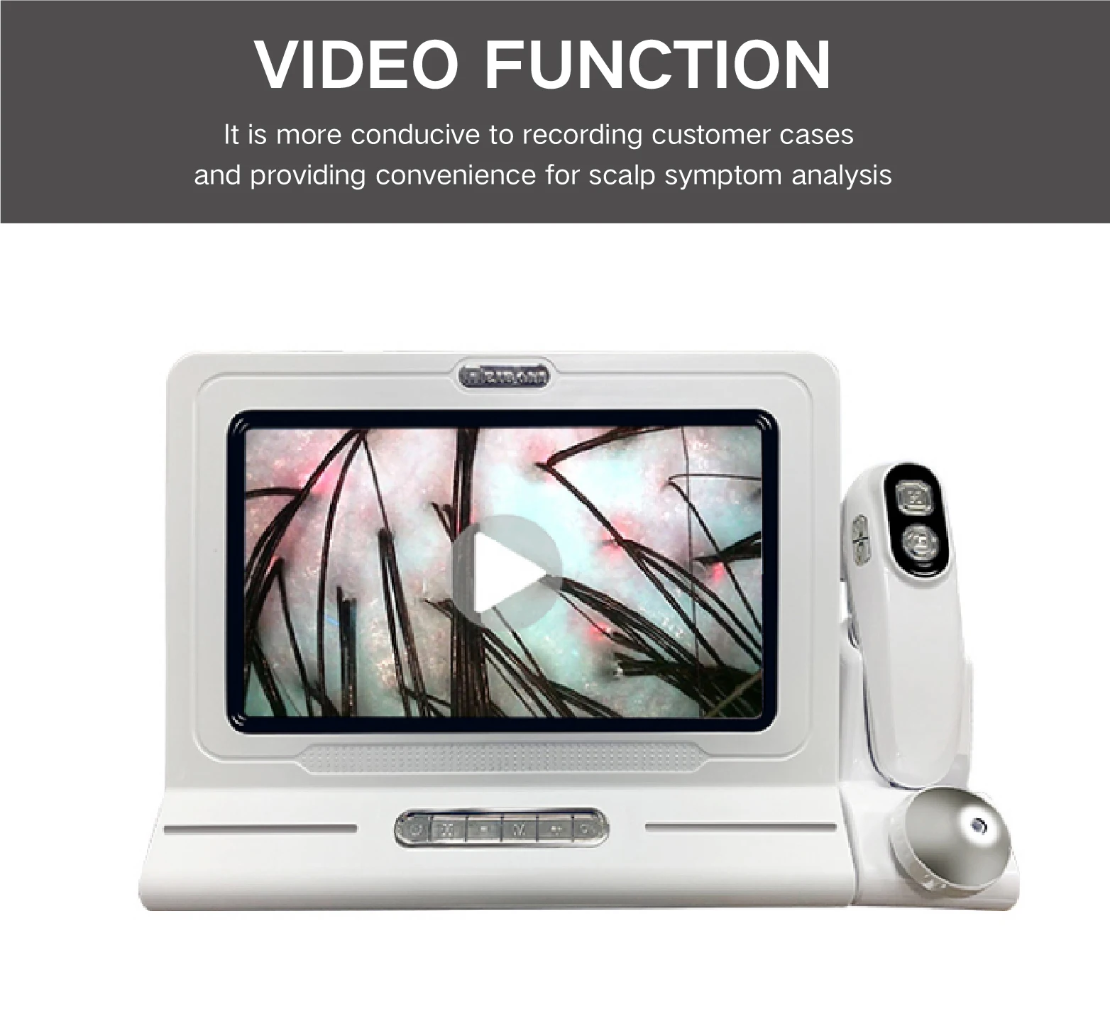 Portable HD Hair Follicles Scalp Scanner - Salon Beauty Analyzer