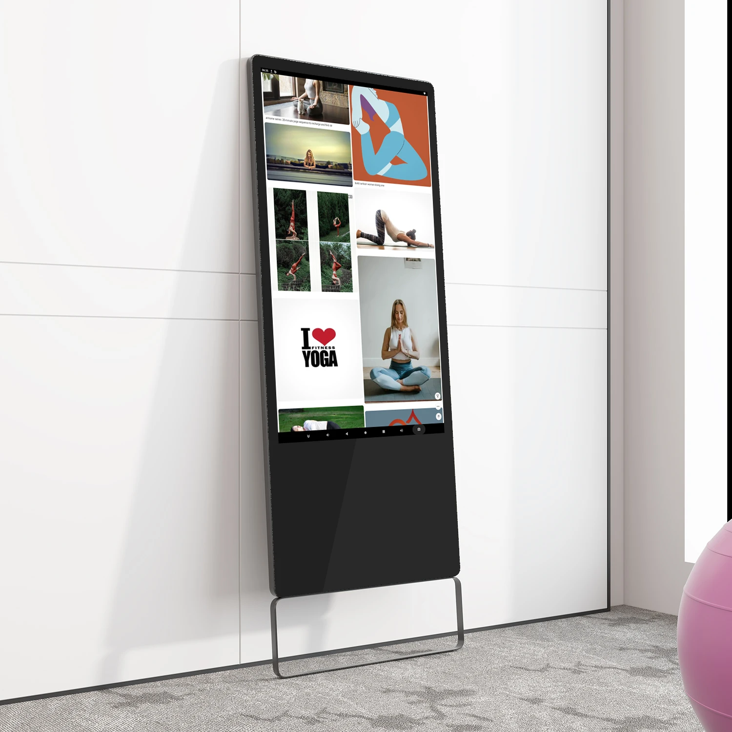 Home Gym Exercise Touch Screen Lcd Display Intelligent Interactive ...