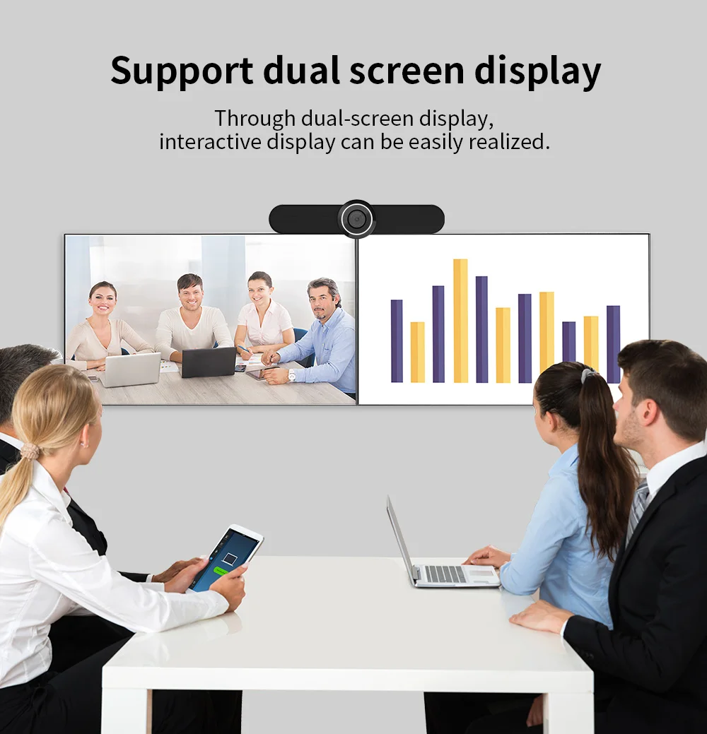 4k Uhd All-in-one Conferencing Soundbar Camera Zoom Video Conference ...