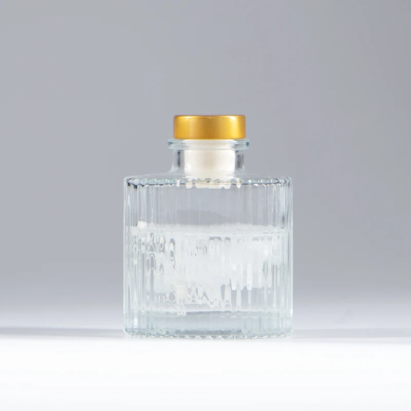 100ml Vertical Strip Crimp Neck Diffuser Bottles for Aroma Oils