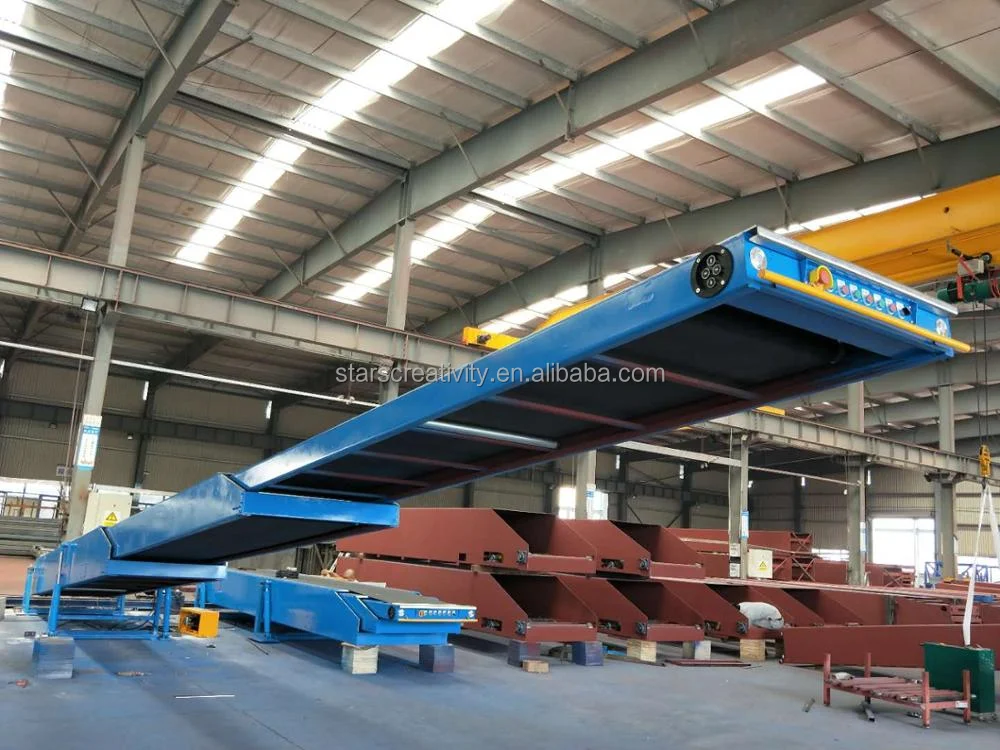 Stationary Automated Powered 40ft Container Loader Unloader Telescopic ...