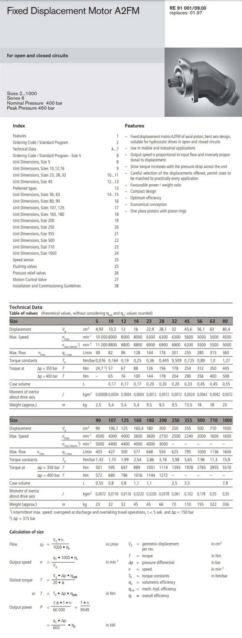 A2FM23 Axial Piston Motor A2FM23/61W-Vab010f Hydraulic Motor for Winch ...