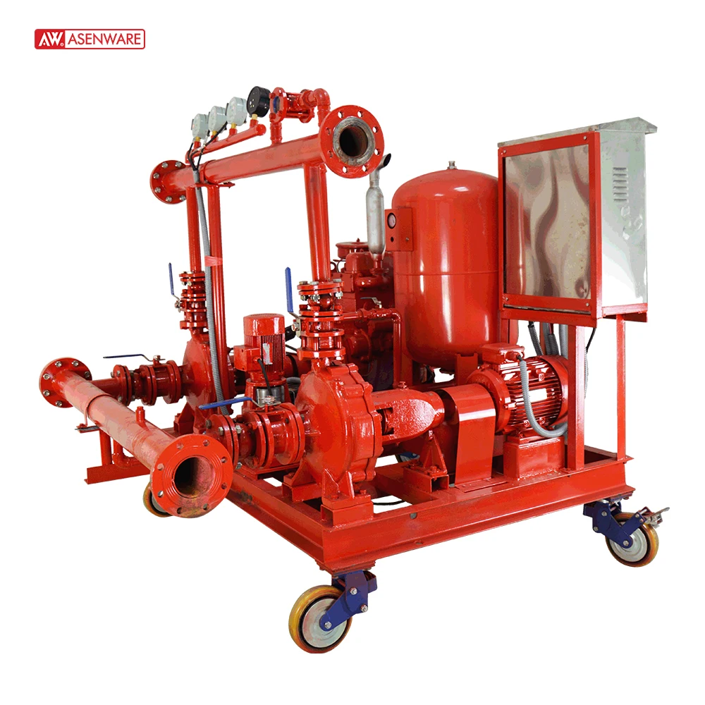 Asenware CE approved fire pump set fire fighting automatically ...