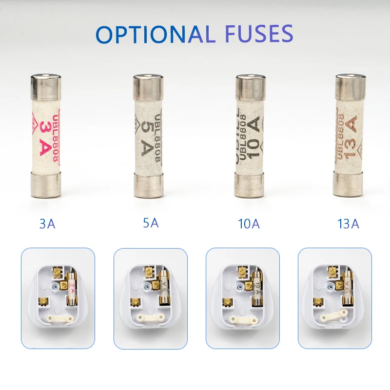 13A 3 Flat PIN Injection Mould Plastic Cover British Fuse Plug Top