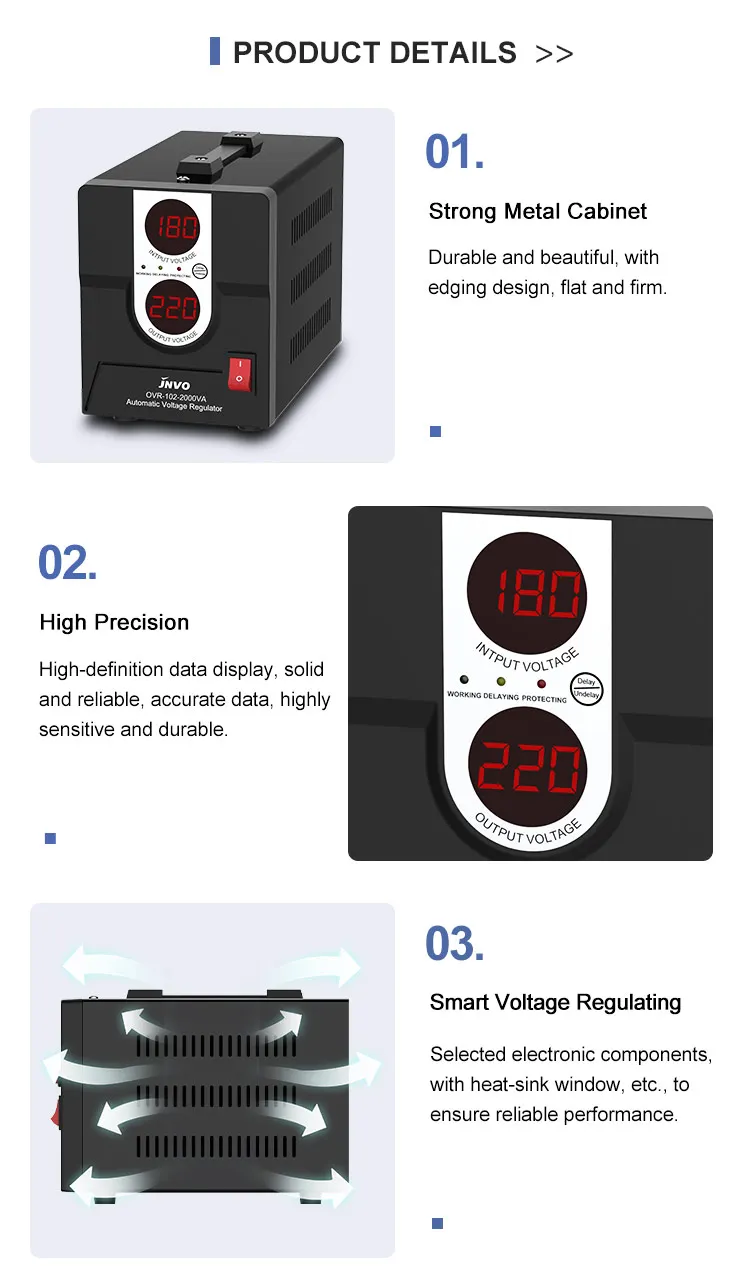5kva Single Phase Servo Avr 220v Voltage Regulator Voltage Stabilizers ...