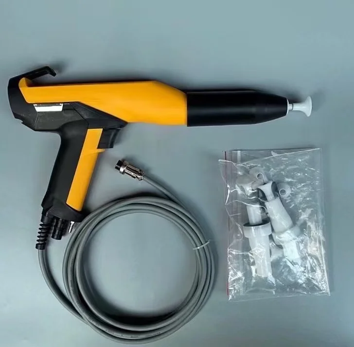 Steel Substrates Powder Coating Gun with Electrostatic Powder Coating ...