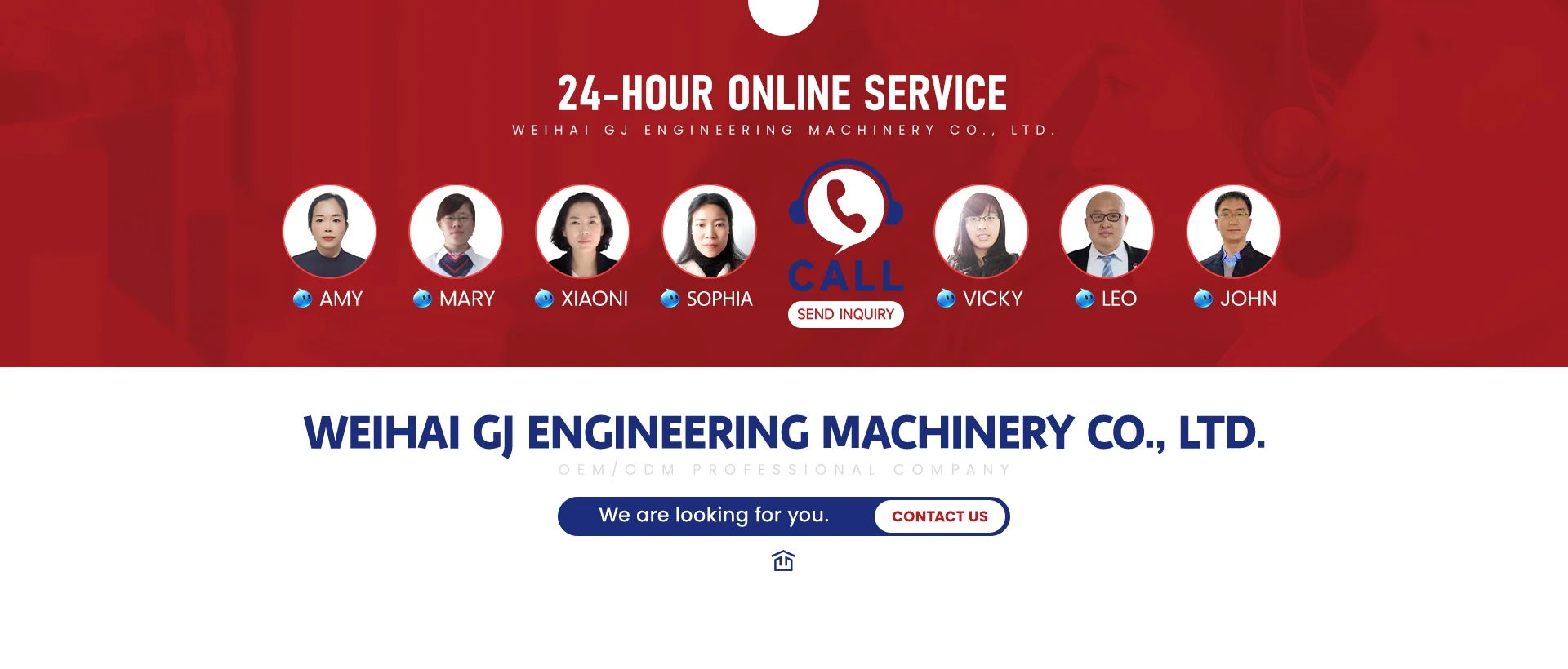 Weihai GJ Engineering Machinery Co., Ltd. - Quick Hitch, Hydraulic Rotary Actuator