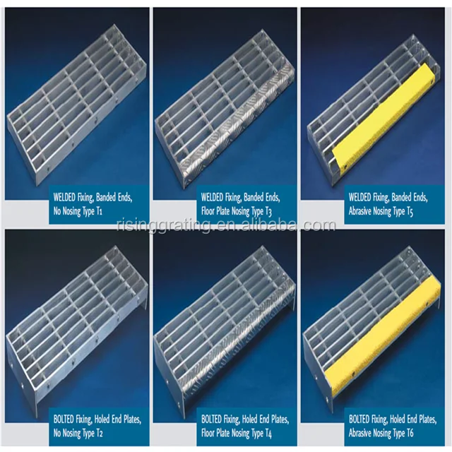 Stainless Steel & Mild Steel Grating Stairs - Durable